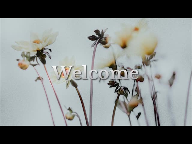 Floral Line Glow Welcome | Ted Villa | WorshipHouse Media