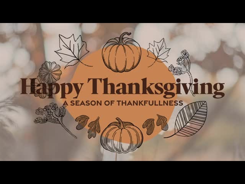 Line Art Autumn Thanksgiving | Ted Villa | WorshipHouse Media