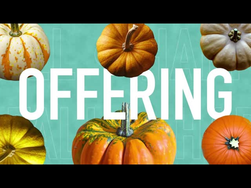 Multi Pumpkin Offering | Ted Villa | WorshipHouse Media