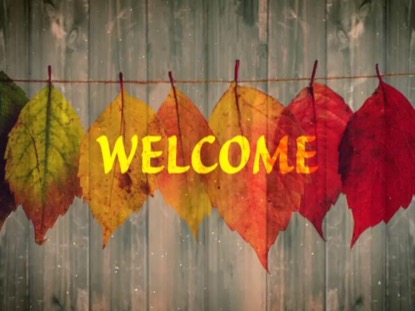 Autumn Leaves Welcome | Videos2Worship | WorshipHouse Media