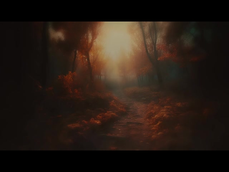 Autumn Path 1 Darken | Shift Worship | Playback Media Store