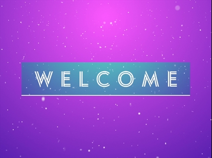 Gradient Snow Welcome | Centerline New Media | WorshipHouse Media