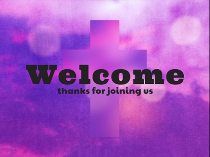 Watercolor Cross Welcome | Shift Worship | WorshipHouse Media