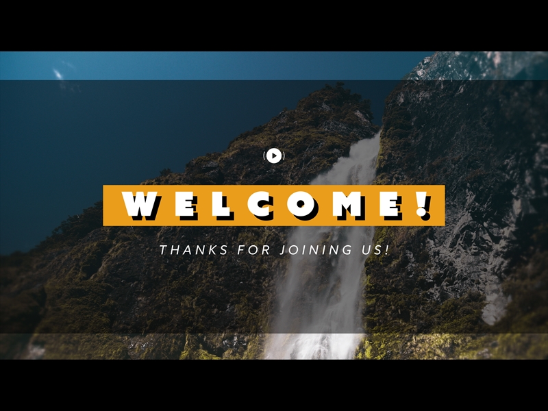 Waterfalls Welcome Stream | Shift Worship | Playback Media Store