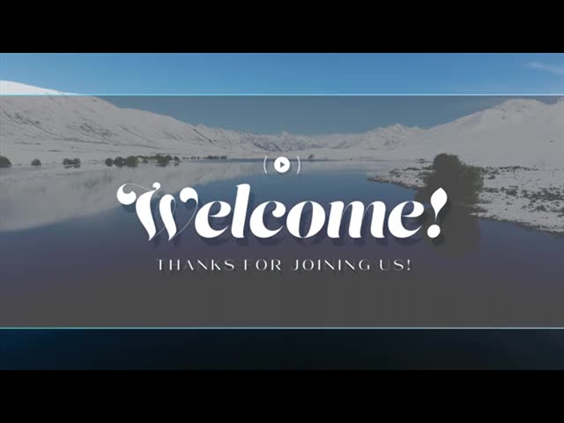 Winter Expanse Welcome Stream | Shift Worship | Playback Media Store