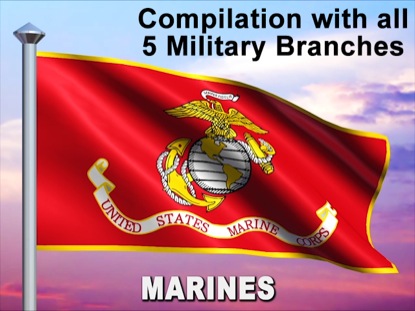 Military Flags And Colorful Sky | Vision 111 | WorshipHouse Media