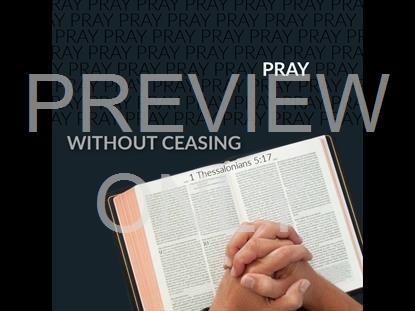 Bible To The Bottom With Hands Clasped Over Bible With Verse Social ...
