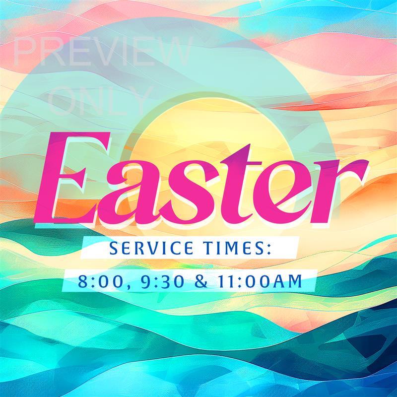 Easter At Your Church Social Graphic Title | Church Visuals ...