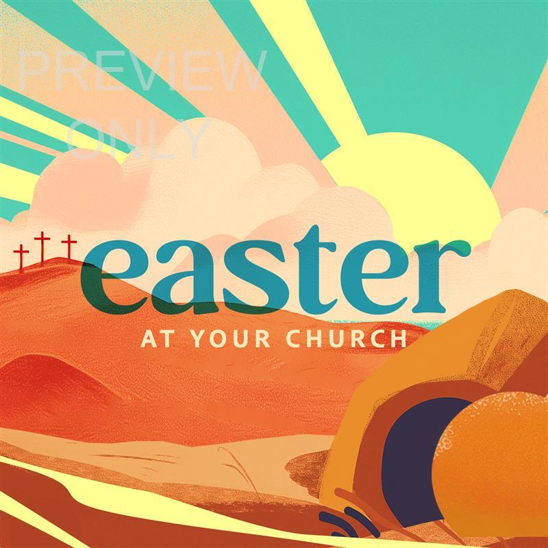 Happy Easter From Your Church Social Graphic Alt Title | Church Visuals ...