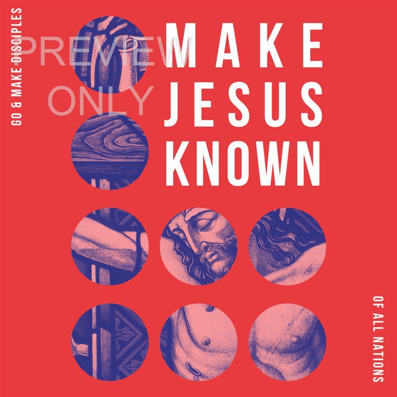 Make Jesus Known Social Graphic Title | Church Visuals | WorshipHouse Media