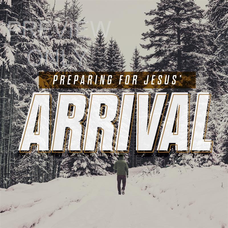 Preparing For Jesus Arrival Social Graphic | Church Visuals ...