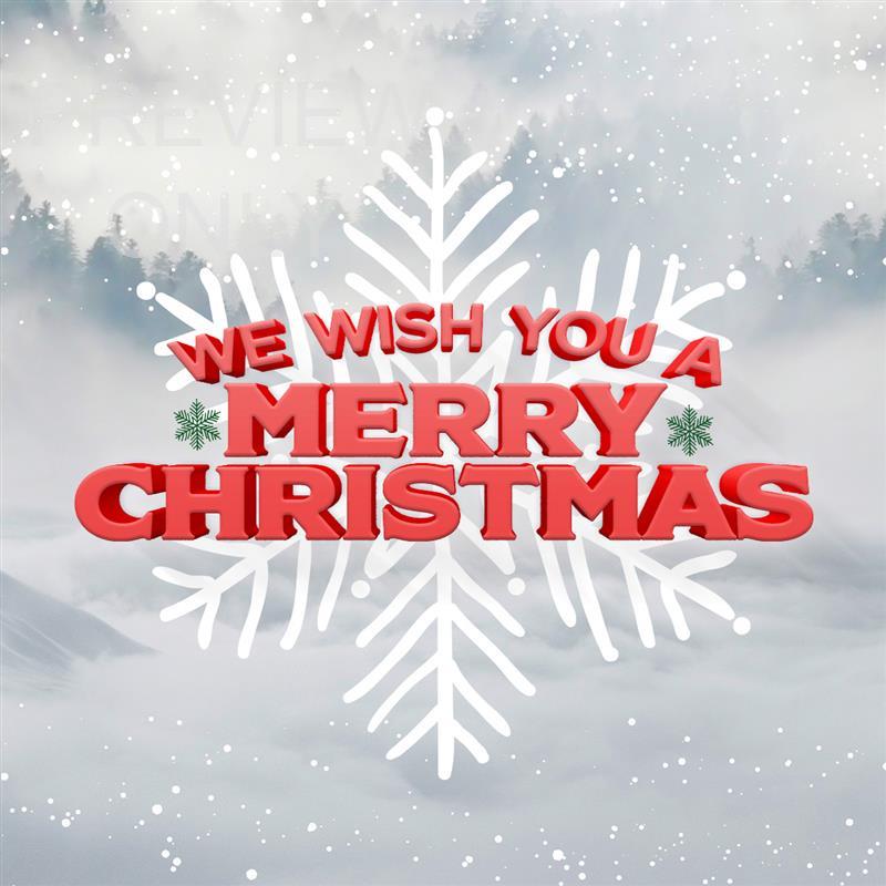 We Wish You A Merry Christmas Social Graphic - Title | twelve:thirty ...
