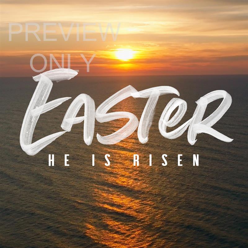 he is risen easter background