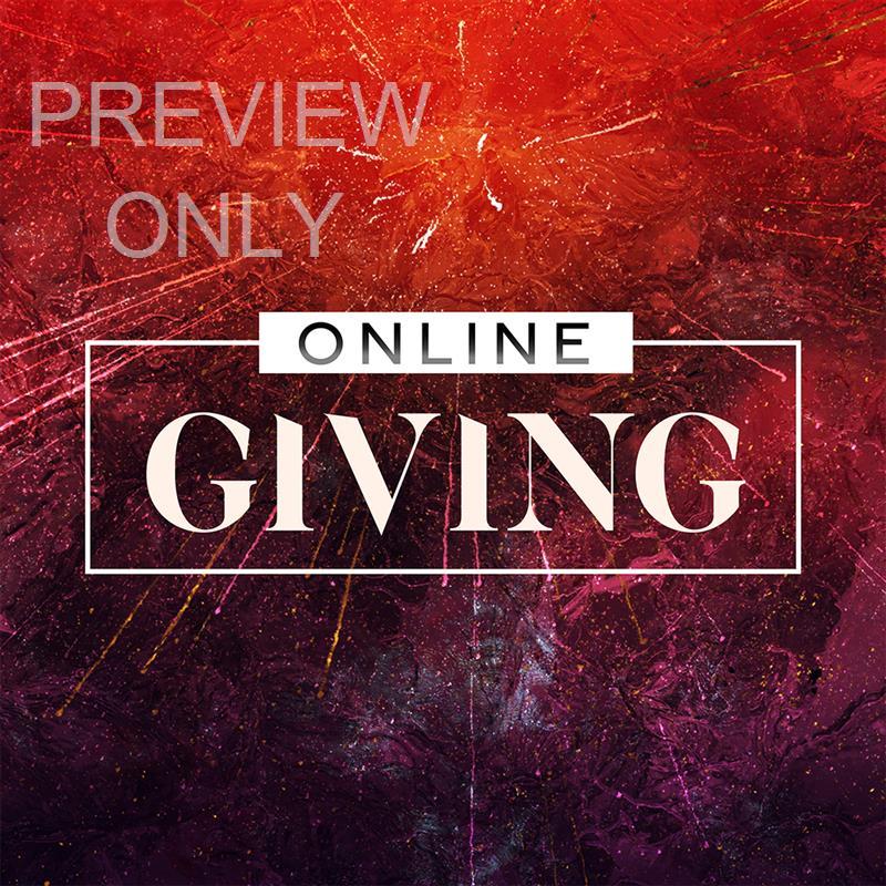 Vivid Easter Online Giving Graphic | Centerline New Media | WorshipHouse Media