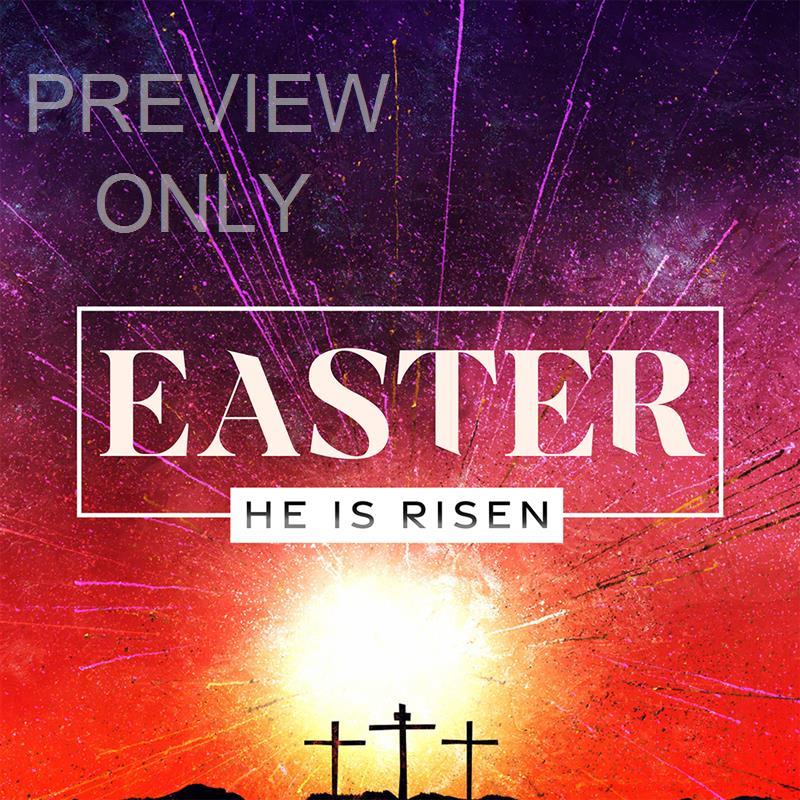 Vivid Easter Title Graphic | Centerline New Media | WorshipHouse Media