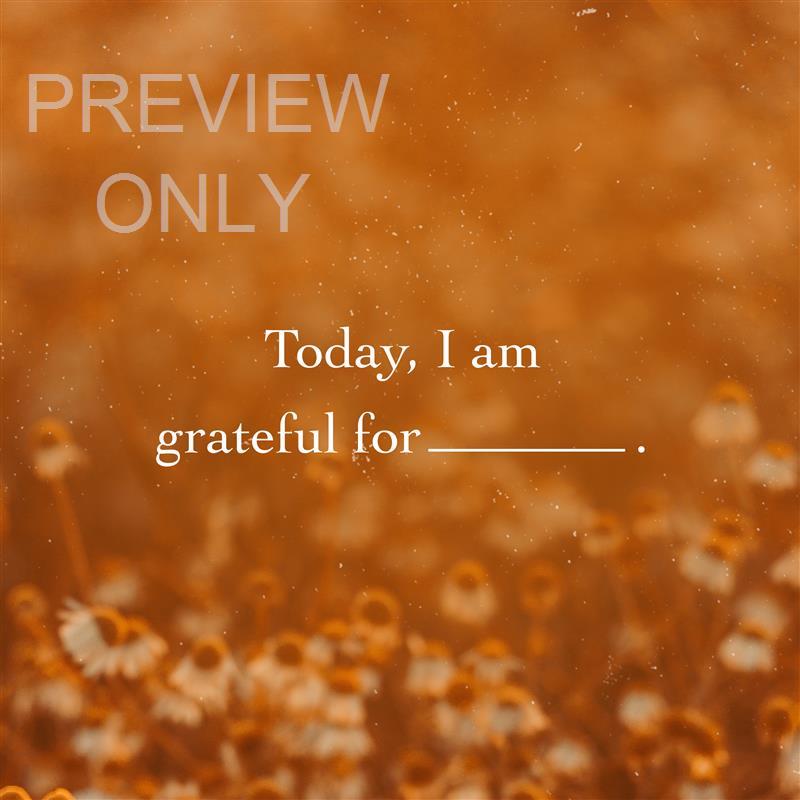 Autumn Blur Grateful For You Blank | Shift Worship | WorshipHouse Media