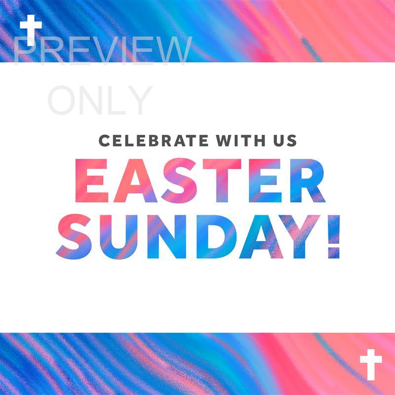 Colorful Easter Celebrate | Shift Worship | WorshipHouse Media