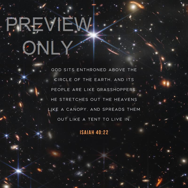 James Webb Photos Isaiah 40:22 | Shift Worship | WorshipHouse Media