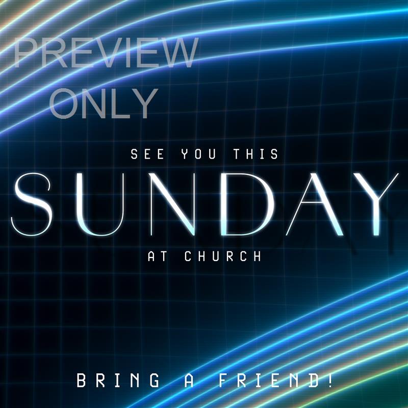 Neon Topo Social Graphic Sunday | Shift Worship | WorshipHouse Media