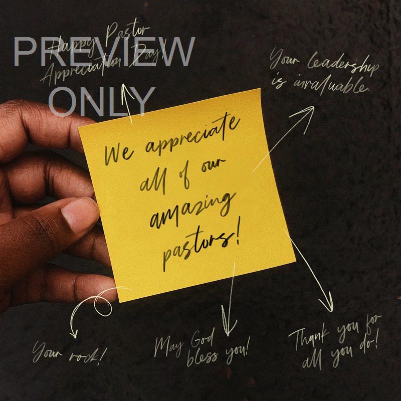 Pastor Appreciation Note | Shift Worship | WorshipHouse Media