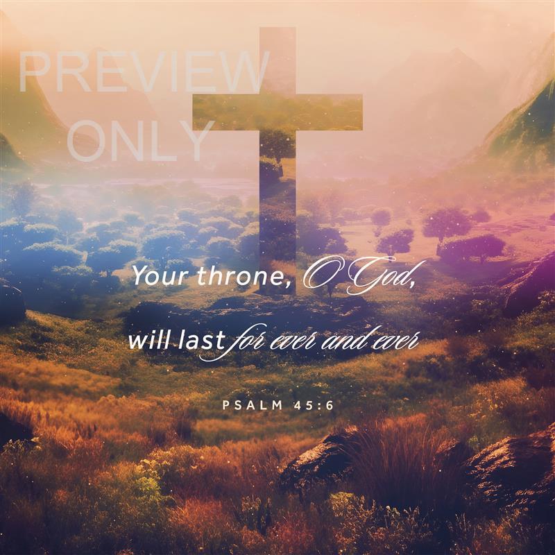 Psalm 45:6 Radiant Cross | Shift Worship | WorshipHouse Media