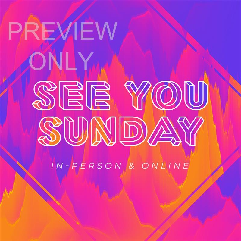 See You Sunday Gradient Moves | Shift Worship | WorshipHouse Media