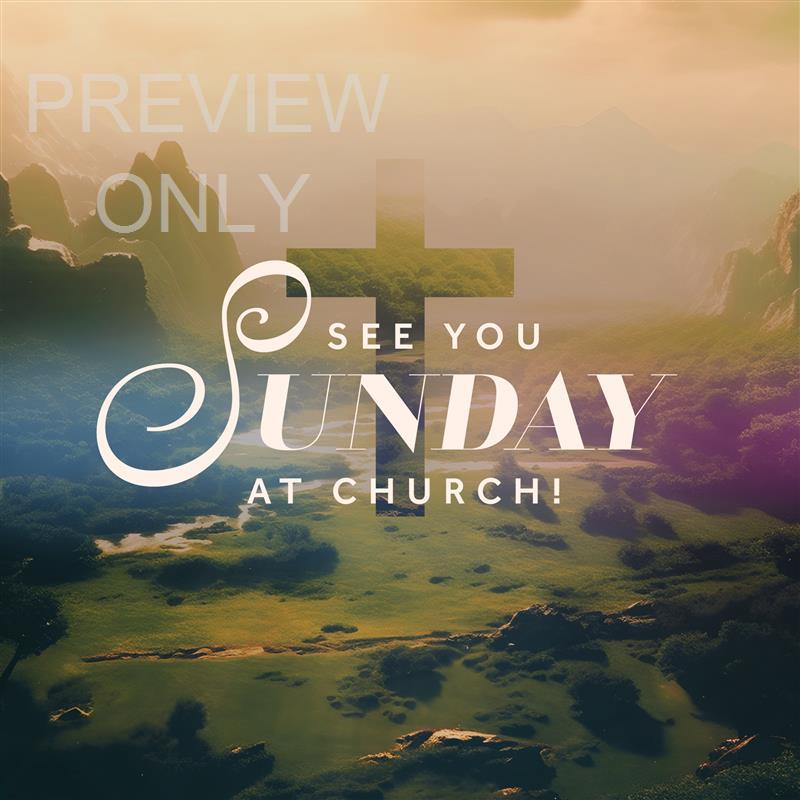 See You Sunday Radiant Cross | Shift Worship | WorshipHouse Media