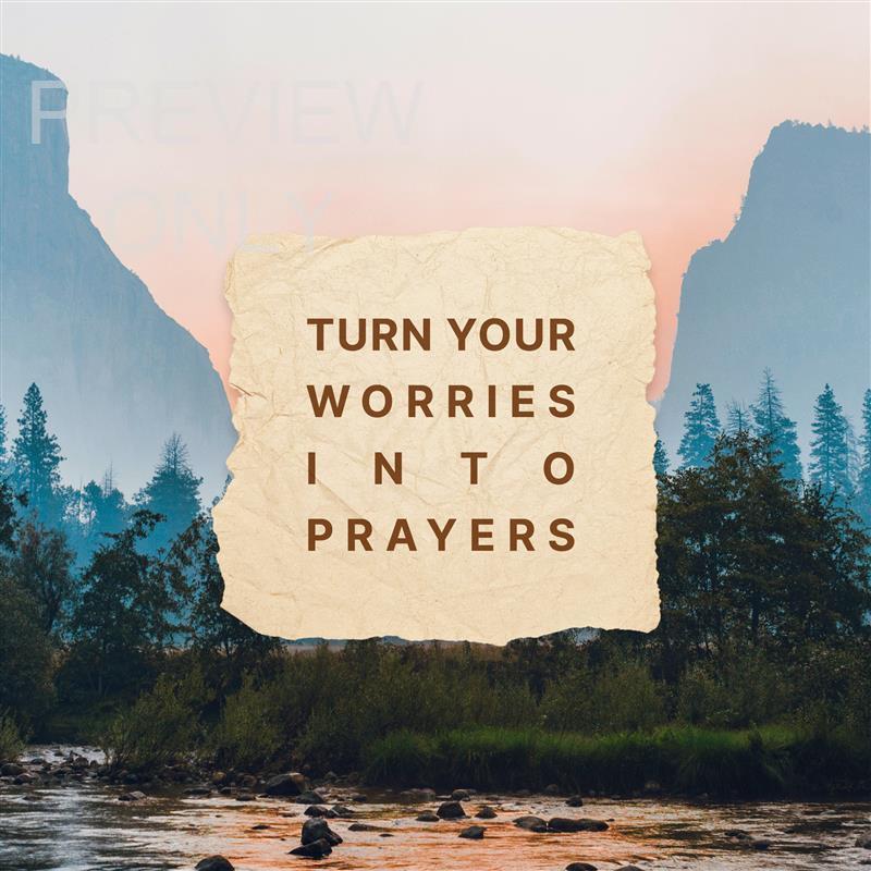 Worries Into Prayers | Shift Worship | WorshipHouse Media