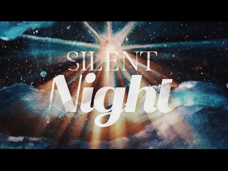 Silent Night Video Worship Song Track with Lyrics | Church Visuals ...