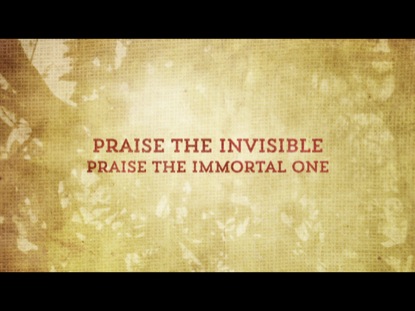 Praise The Invisible Video Worship Song Track with Lyrics | Daniel ...