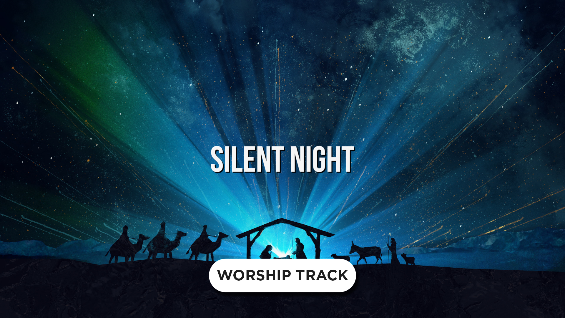 Silent Night Video Worship Song Track with Lyrics | Playback Media ...
