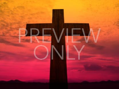 Sunset Cross Still | 4ThoughtMedia | WorshipHouse Media
