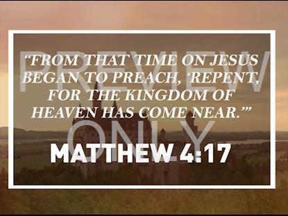 Matthew The King And His Kingdom Scripture Still | Church Visuals ...