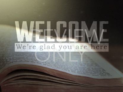 Open Bible Welcome Still | Brightside Creative | WorshipHouse Media