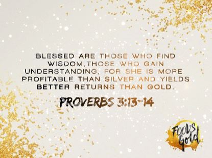 Fools Gold Scripture Still | Church Visuals | WorshipHouse Media