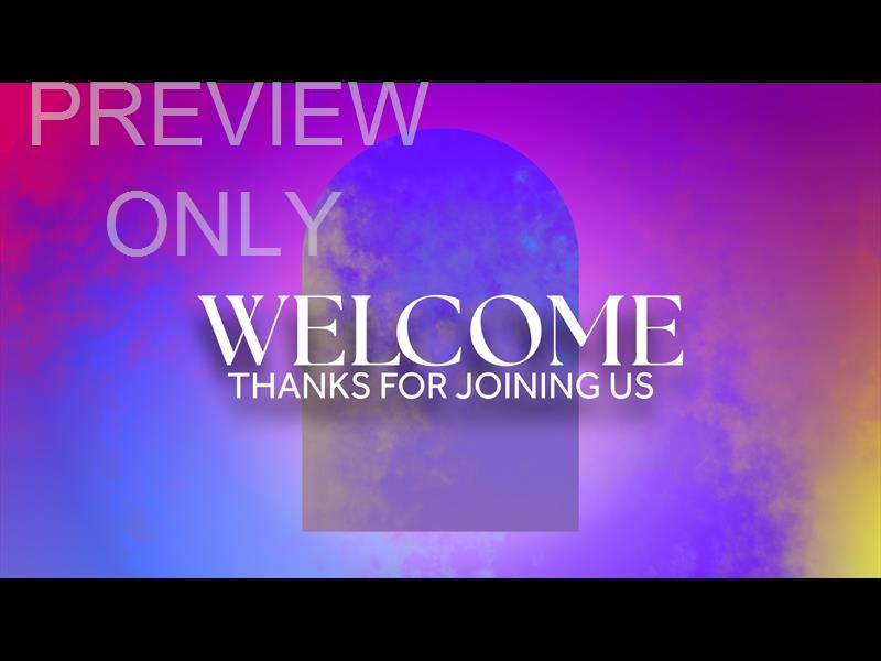 Gradient Arches Welcome Still | Centerline New Media | WorshipHouse Media