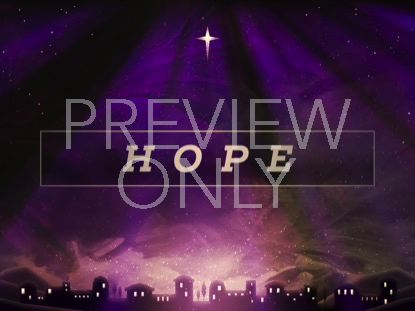 Painted Christmas Advent Hope | Centerline New Media | WorshipHouse Media