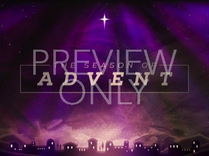 Painted Christmas Advent Title | Centerline New Media | WorshipHouse Media