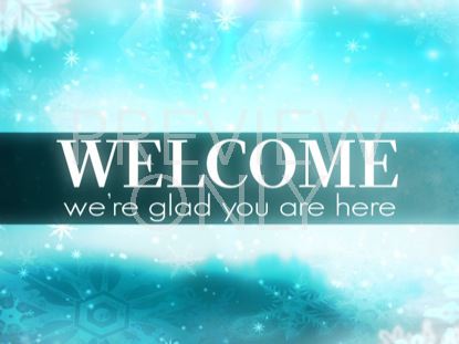 Snowy Winter Welcome Still | Creation Power Media | WorshipHouse Media
