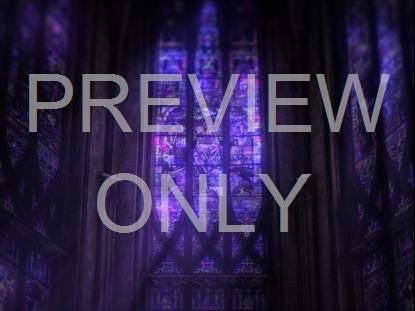 Towering Stained Glass Windows Purple Closeup | Dan Stevers ...