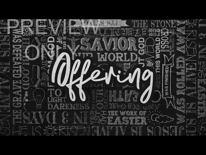 Handwritten Easter Offering Still | Freebridge Media | WorshipHouse Media