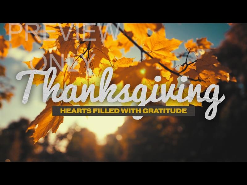 Moving Fall Thanksgiving Still | Freebridge Media | WorshipHouse Media