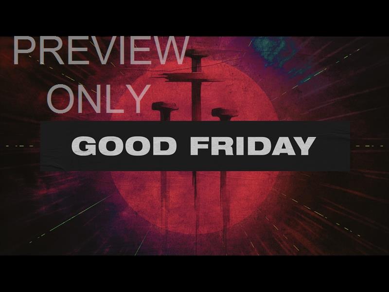 Vibrant Holy Week Good Friday Title Still | Freebridge Media ...