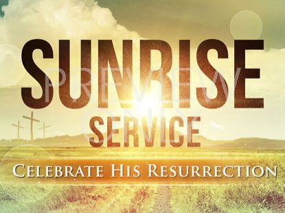 Easter Sunrise Service Background