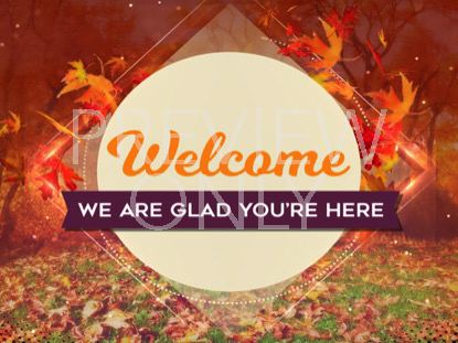 Fall Welcome Still | Hyper Pixels Media | Playback Media Store
