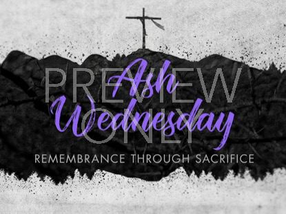 Lent Ash Wednesday Still | Hyper Pixels Media | WorshipHouse Media