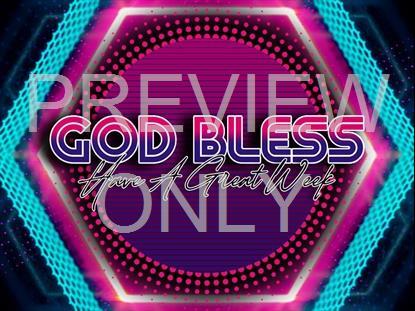 Retro God Bless Still | Hyper Pixels Media | WorshipHouse Media