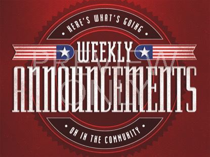 Patriotic Badge Weekly Announcements | Igniter Media | WorshipHouse Media