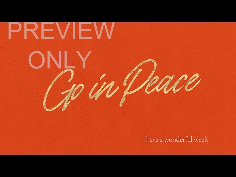 Advent Type Go In Peace Still | Igniter Media | WorshipHouse Media