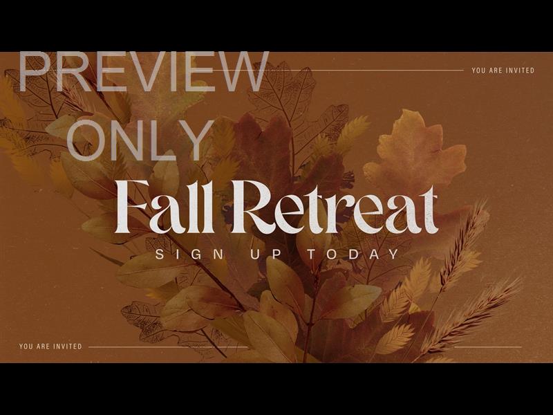 Autumn Nature Collection | Igniter Media | WorshipHouse Media